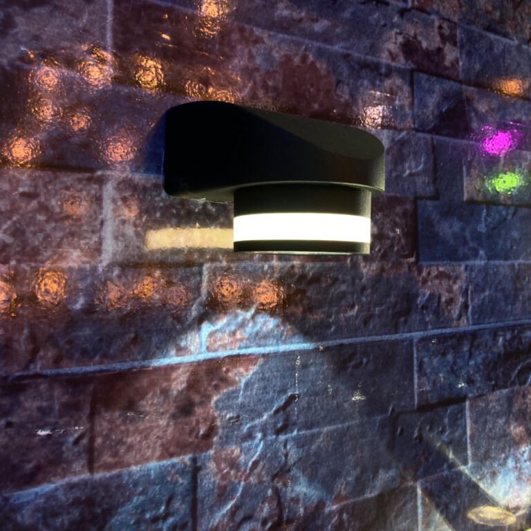 Arbotante Efecto Especial Doble Lente Cristal LED 12W [Luz Blanca ...